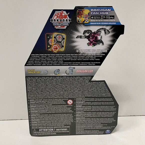 Toys | New Neo Nillious Bakugan Evolutions Platinum Series Figure Black ...